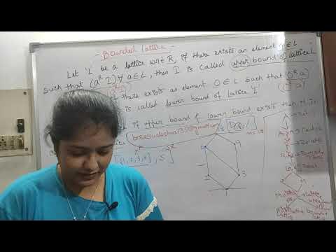 L23: Bounded Lattice and Properties of Bounded Lattice ¦¦ Set Theory ...