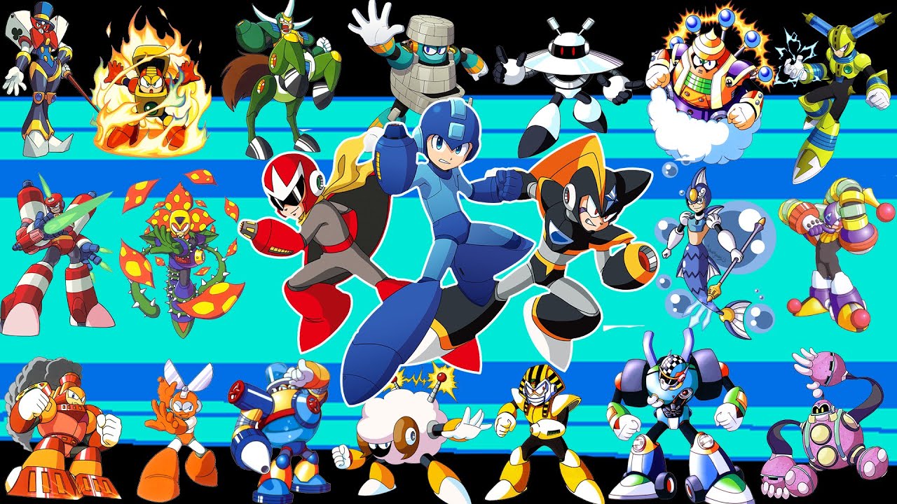 Mega Man Boss Rush Collection / All Bosses classics games / Todos os ...