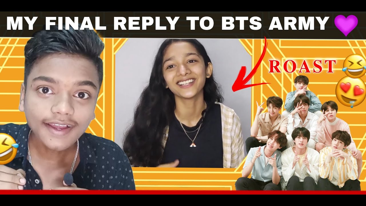 BTS Roast | MY Reply To BTS Army | K-Pop Roast | BTS Roasted | K pop ...