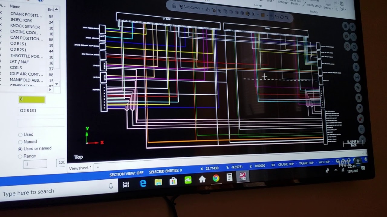 LS point to point wiring diagram for the do it yourselfers. - YouTube
