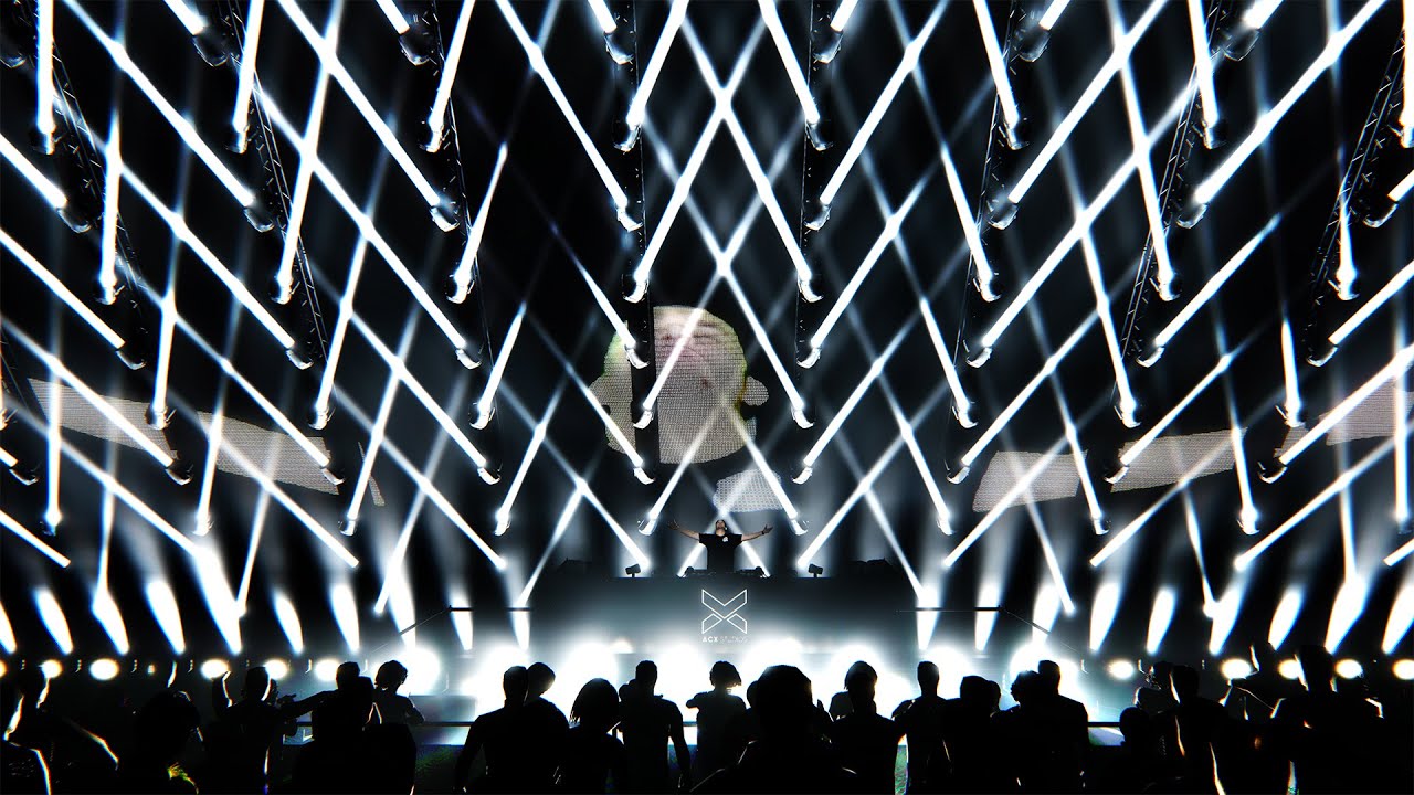 Next Level Virtual Live 3D Set - Green Screen DJ Set for Streamers by ...