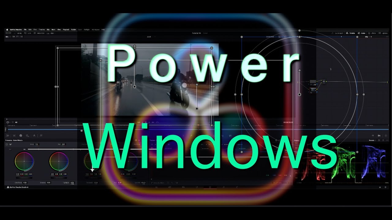 DaVinci Resolve 19 Power Windows - YouTube