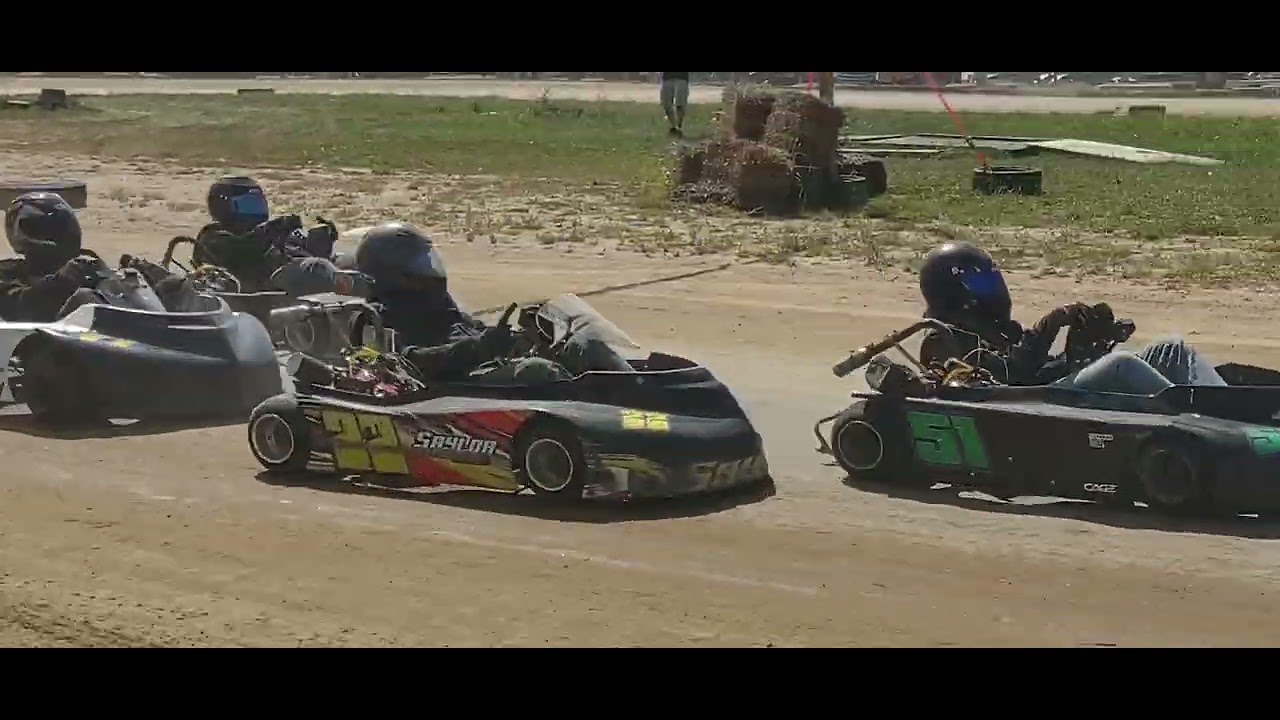 clone class feature race 8/25/2024 Go kart racing at Argos Indiana mow ...