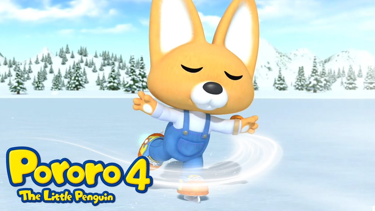 Pororo Season 4 | #6 I want to be good at ice skating too | Learn Good ...