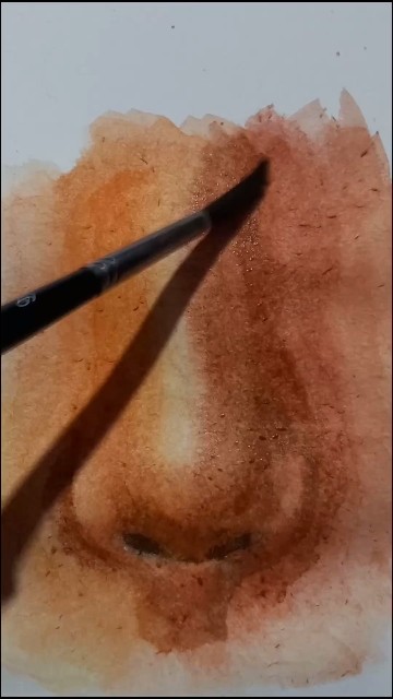 Create Beautiful Watercolor Nose Art | Easy Painting Guide | - YouTube
