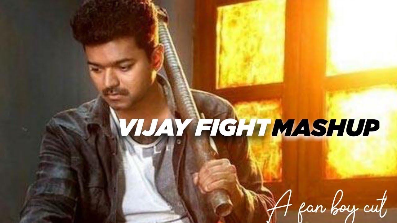 Thalapathi vijay fight mashup 🤩 - YouTube