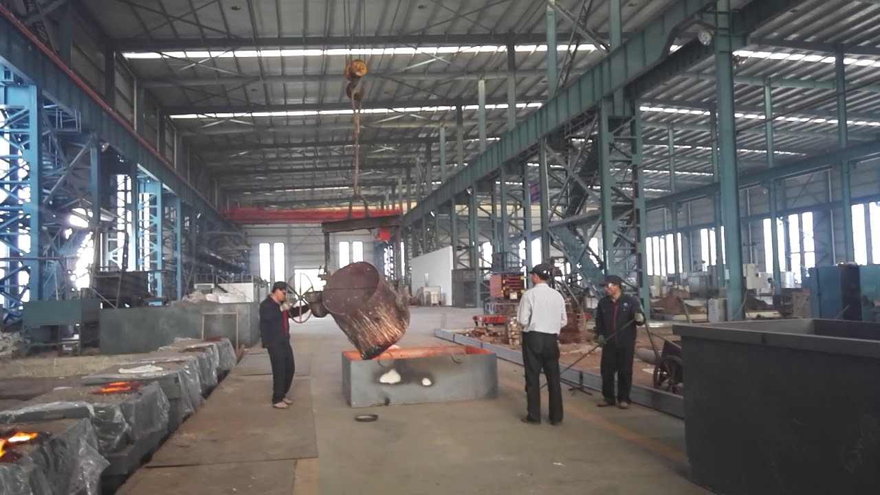 High Cr White Iron Pouring - YouTube