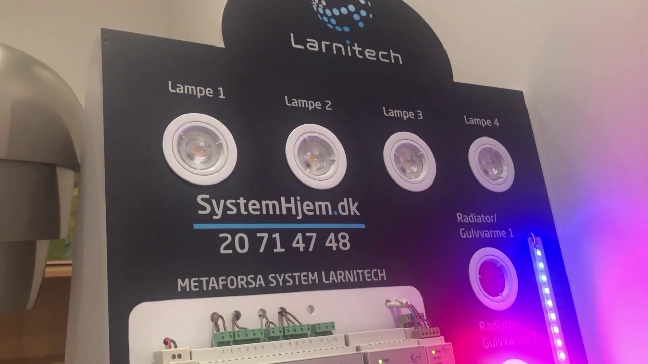 Min første Video om Larnitech Metaforsa Smart System - YouTube