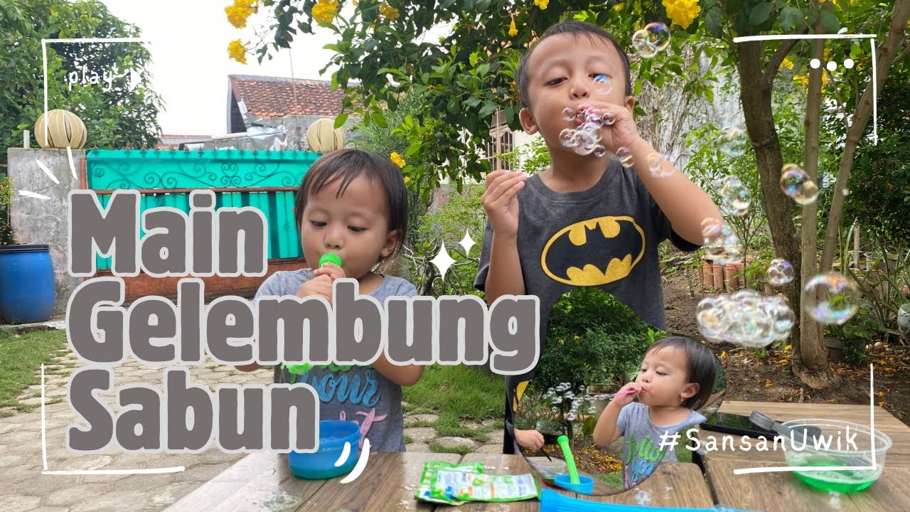 Membuat Gelembung Sabun Hanya 3 Bahan, Pasti Berhasil #SansanUwik ...