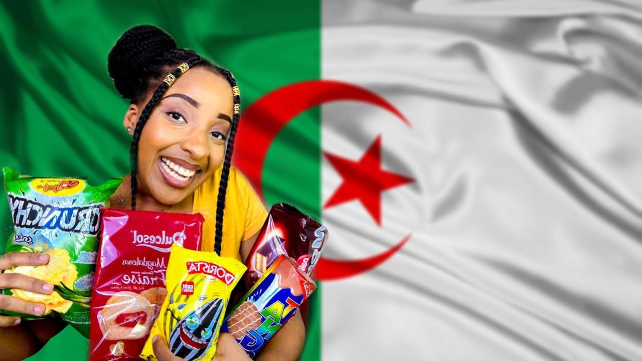 I TRIED POPULAR ALGERIAN SNACKS🇩🇿🍪مراجعة المنتجات الجزائرية - YouTube
