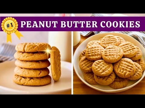 Soft Peanut Butter Cookies Recipe | Easy and Delicious! 🥜