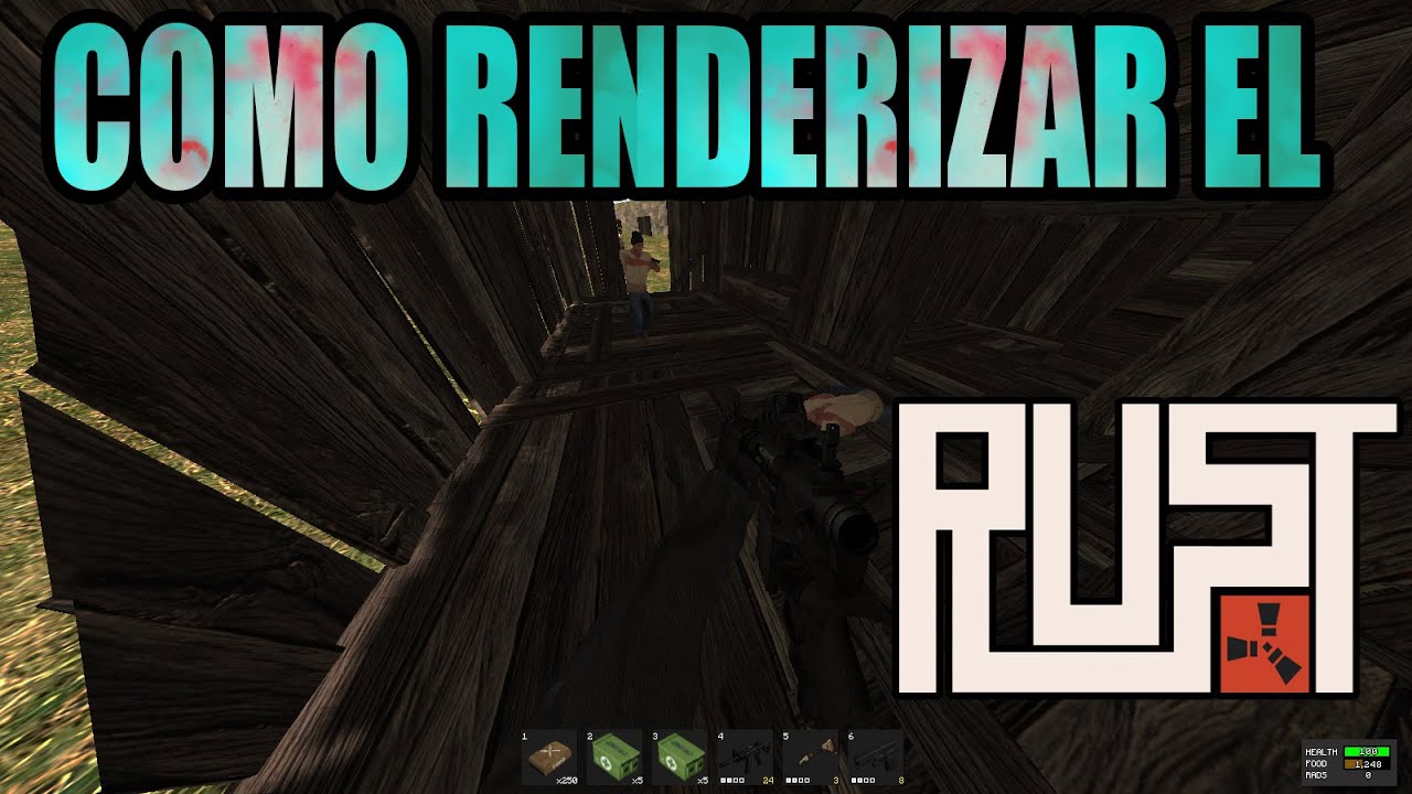 RUST ALPHA LEGACY - ¿ COMO RENDERIZAR ? - 2016 2017 render.fov 60-120 ...