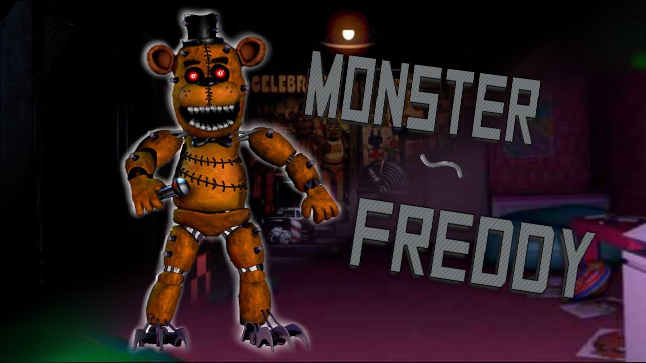 [FNaF speed edit] Monster Freddy Fazbear - YouTube