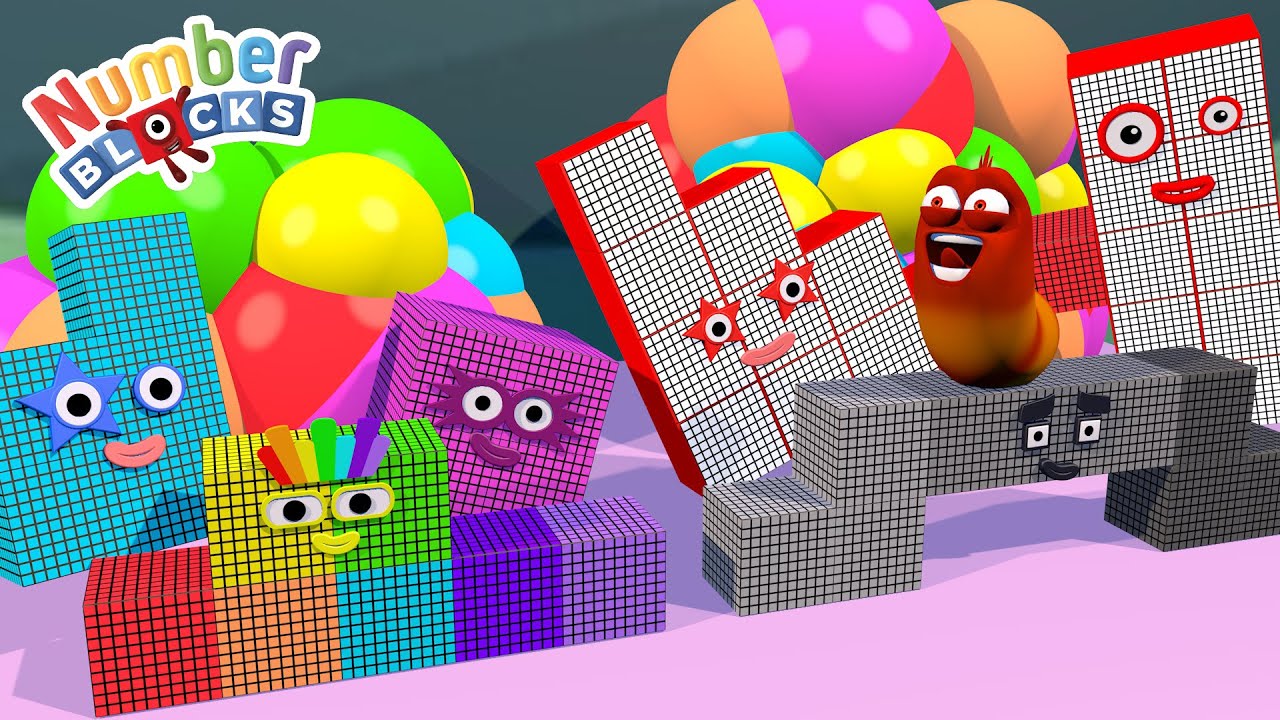 Looking for Adventure of Numberblocks | Playing Obstacle Blocks with ...