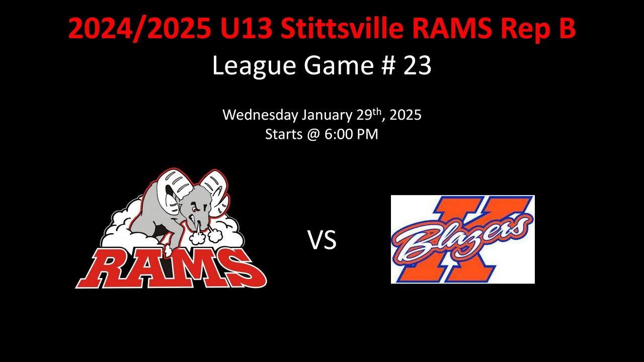 U13 RAMS : League Game 22 - Casselman-Embrun Ice Dogs - YouTube