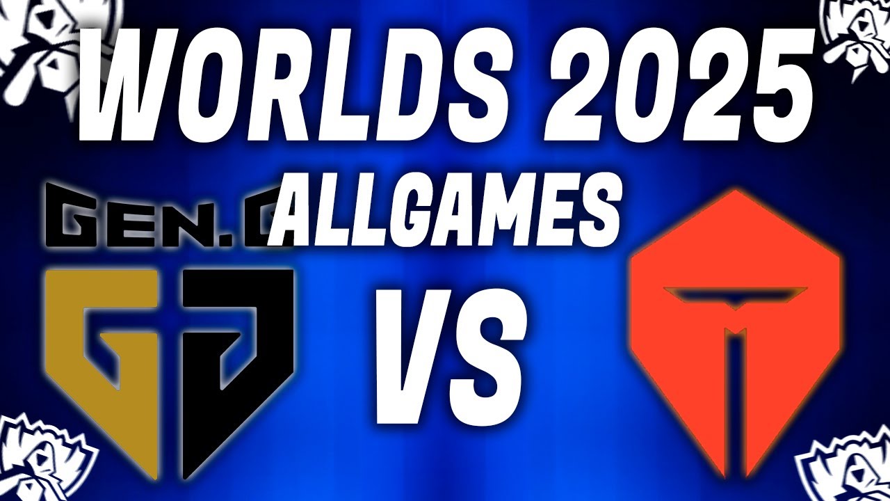 GENG VS TOP ESPORTS ALLGAMES HIGHLIGHTS WORLDS 2025 - LEAGUE OF LEGENDS ...