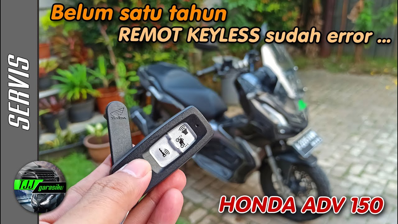 Modal sepuluh ribu remot keyless honda adv 150 normal kembali - YouTube
