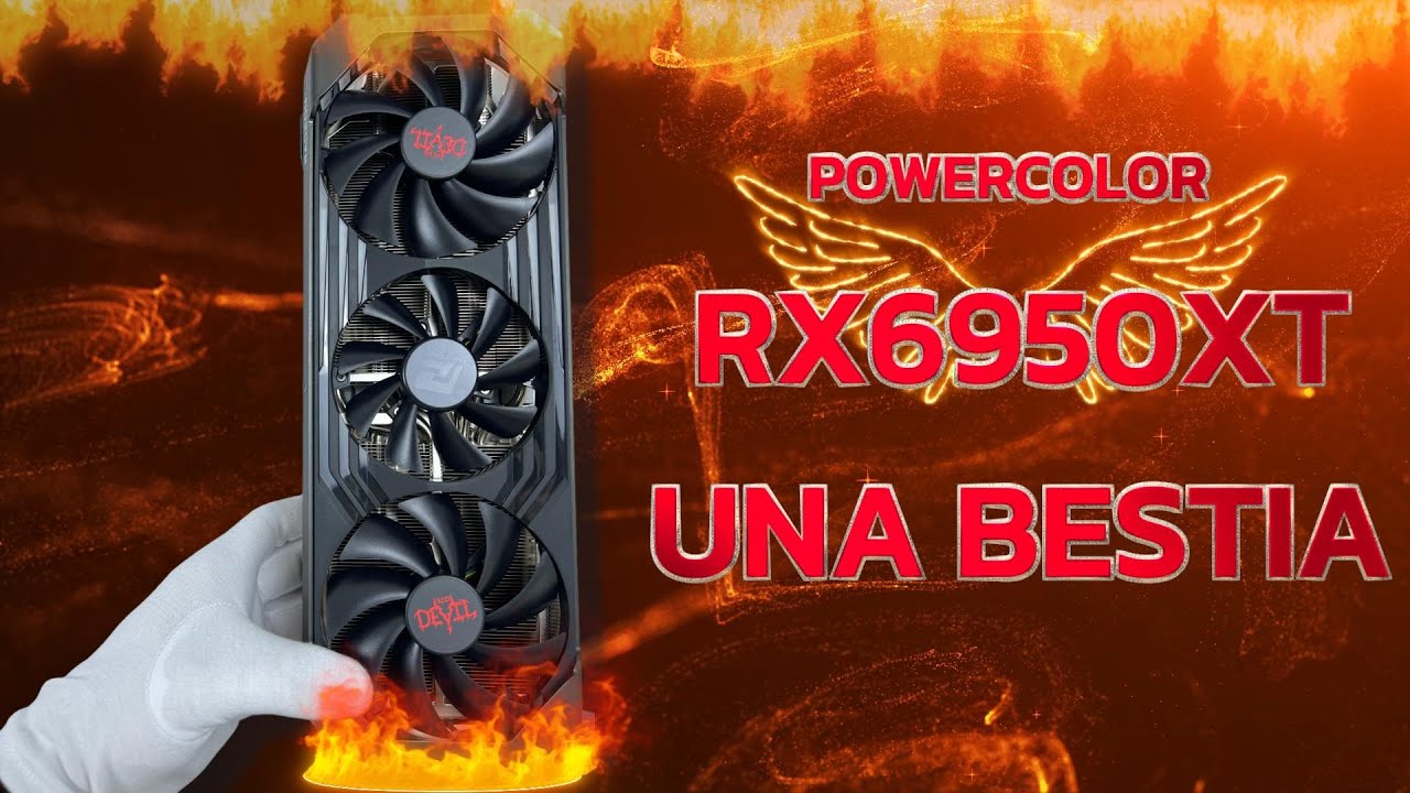 PowerColor RX 6950 XT unboxing installing and test - YouTube