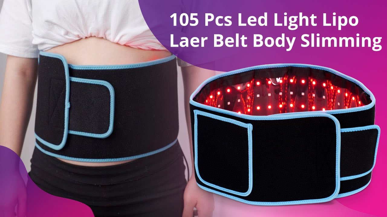 How To Use The New Portable 105 Pcs Led Light Body Slimming Lipo Laser ...