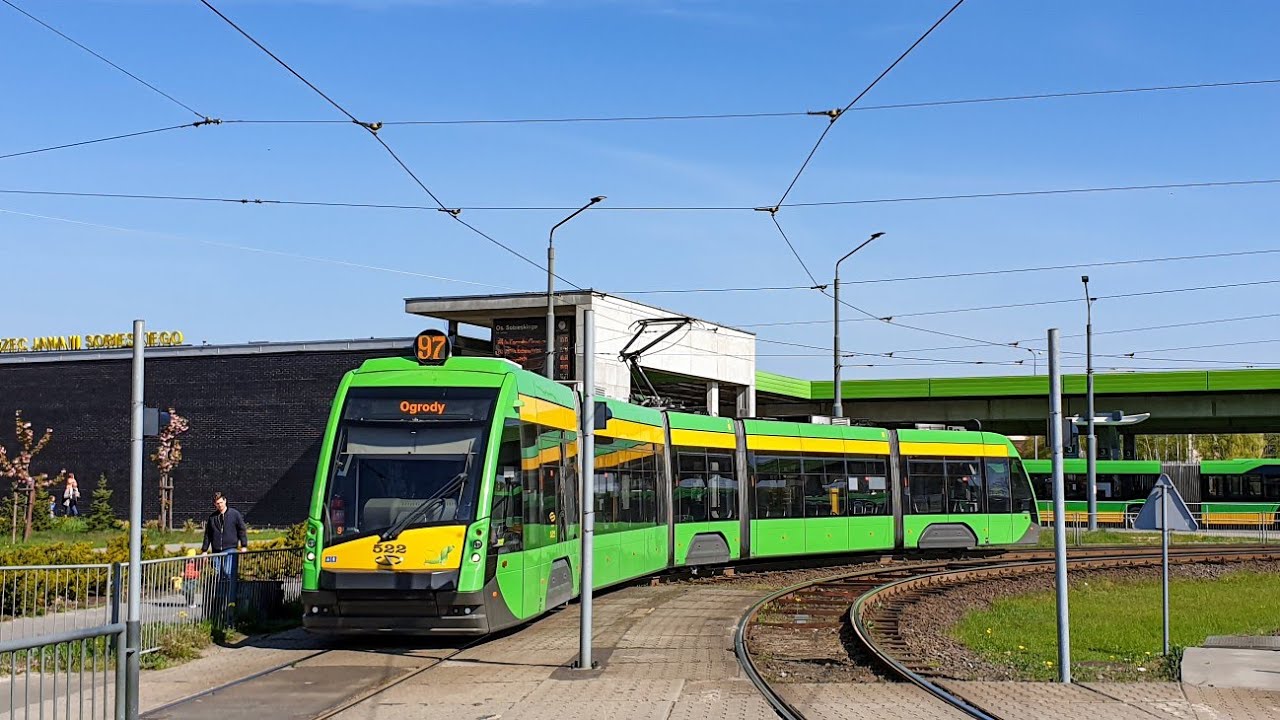 MPK Poznań - linia 97 | Solaris Tramino S105p #522 - YouTube