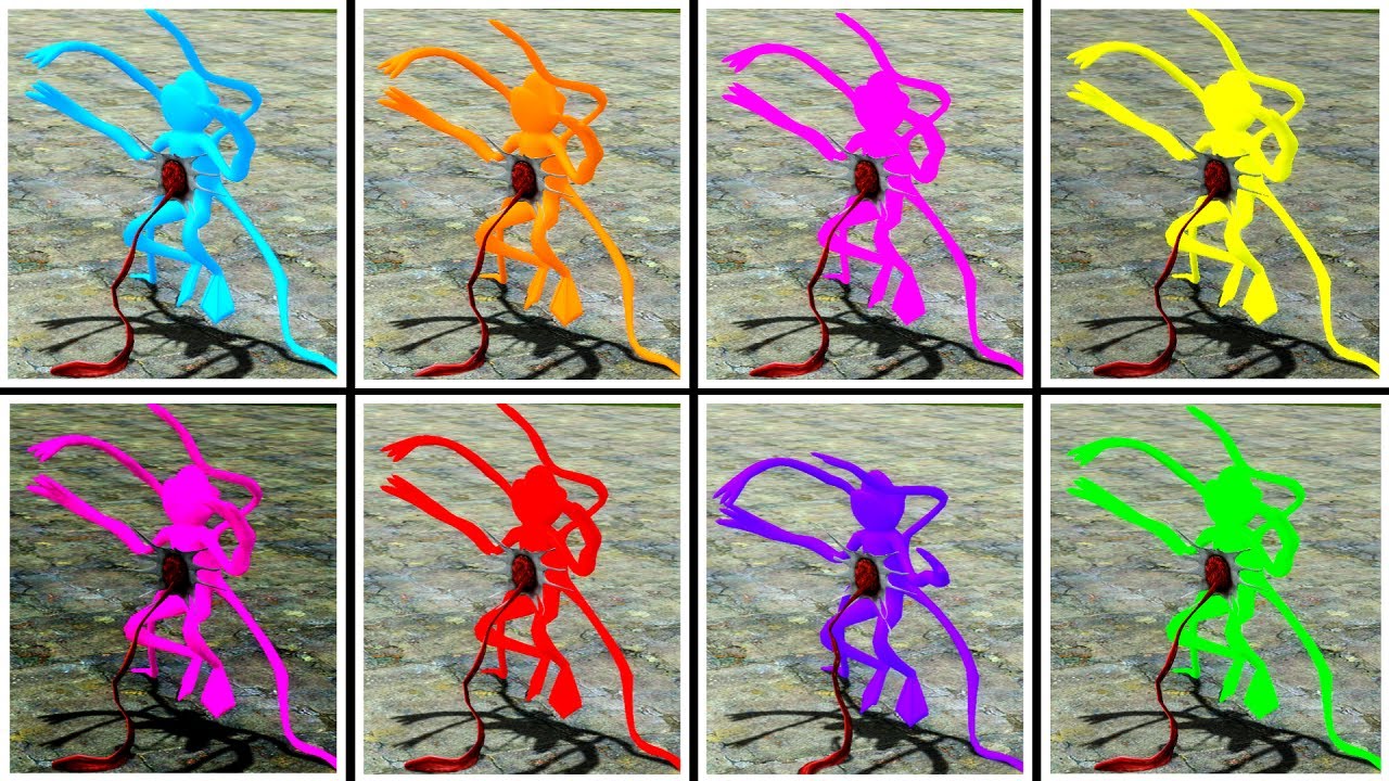 RIBBIT CREATUER ALL COLORS In Garry's Mod! [ Trevor Henderson ] - YouTube