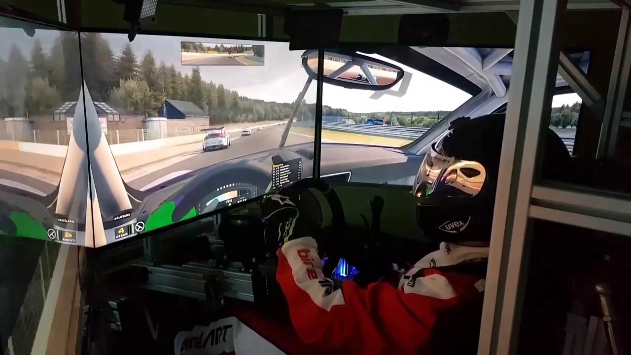 My Iracing Simrace OSW/Motion Rig - YouTube