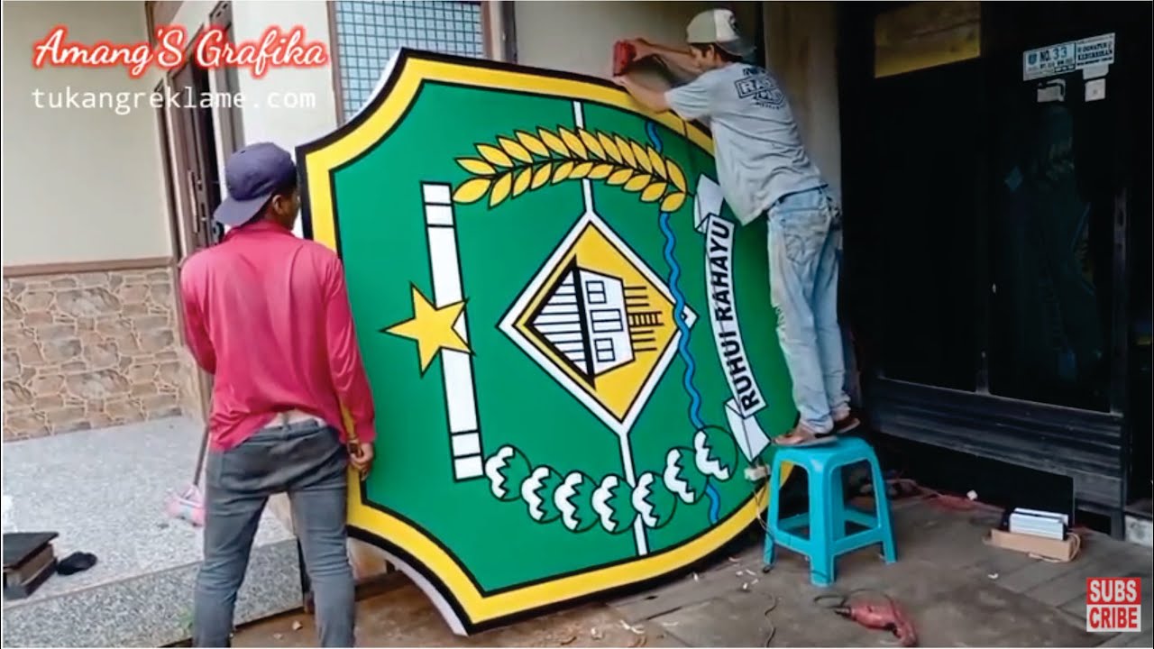 Logo Akrilik menyala Kabupaten Tapin, untuk RSUD DATU SANGGUL KAB ...