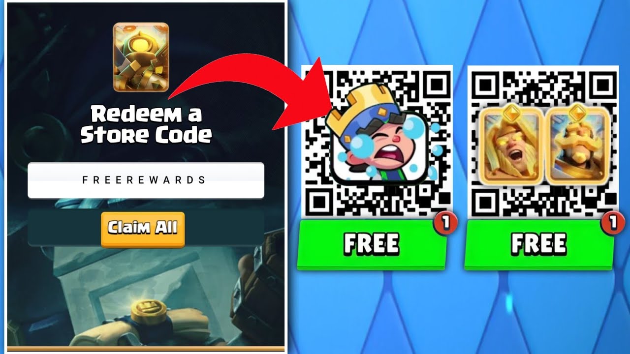 Clash Royale ALL NEW QR Codes 2025 | 100% Working Redeem Codes | Free ...