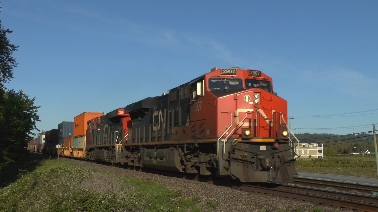 Railfan BC: CN & CP Container Trains on the Cascade Sub(2020-05-08 ...