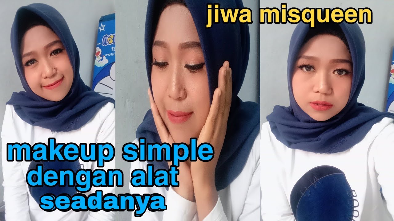Makeup simple dengan alat seadanya - YouTube