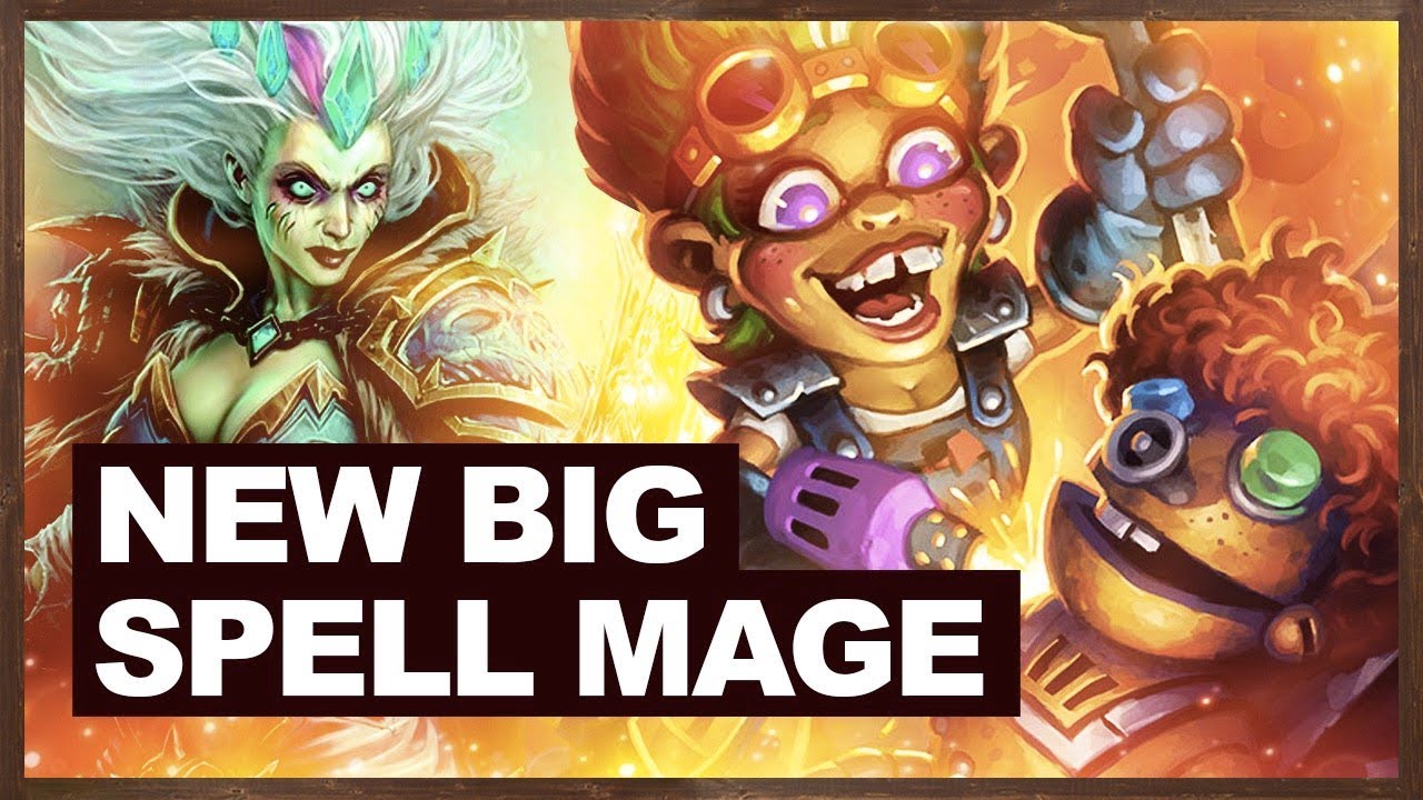 New Big Spell Mage With Inventor! | The Boomsday Project | Hearthstone ...
