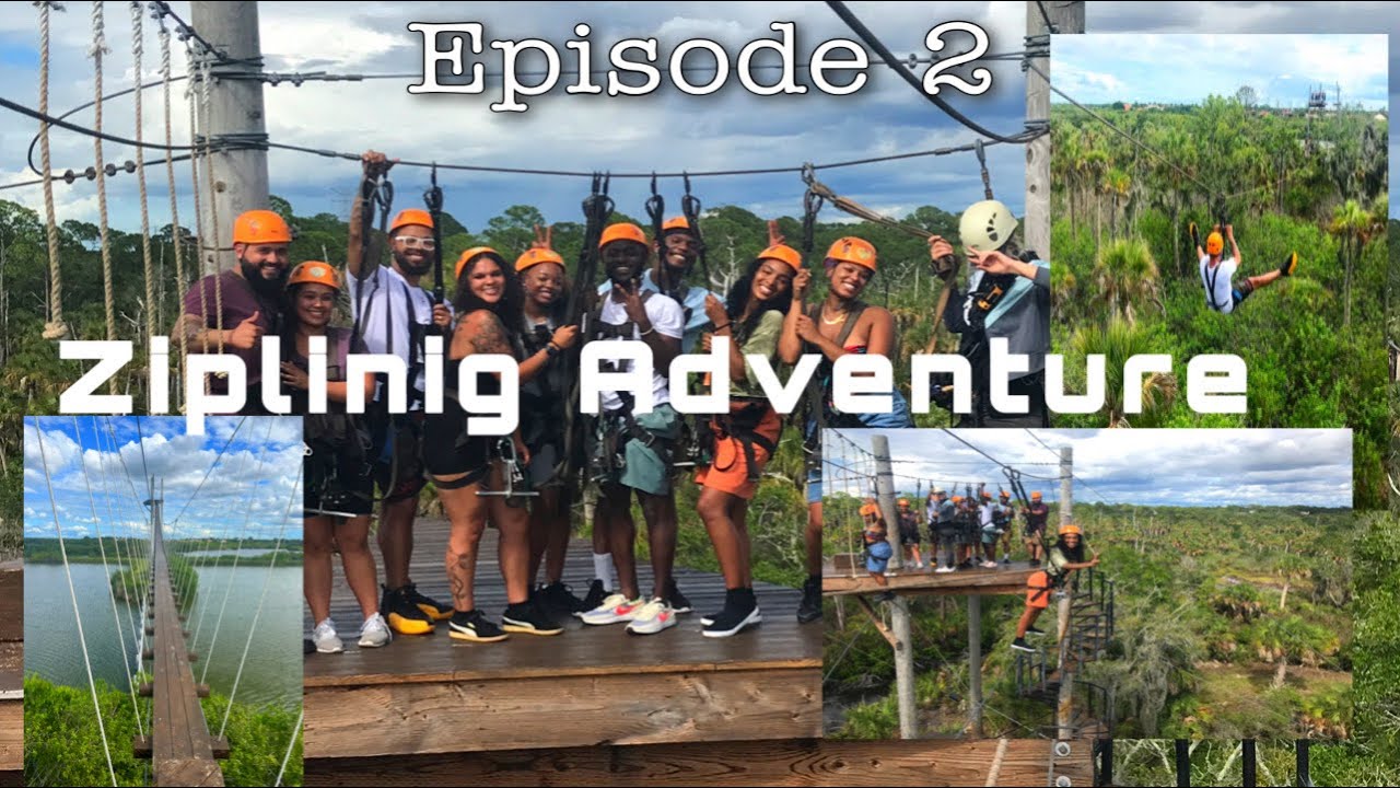Our first Zip-Line Experience| Empower Adventures Tampa Bay - YouTube