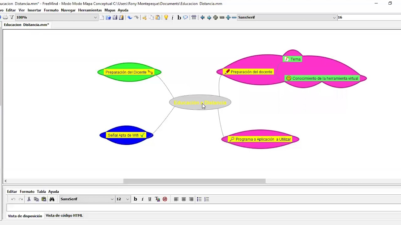 Utilizando el Programa FreeMind - YouTube