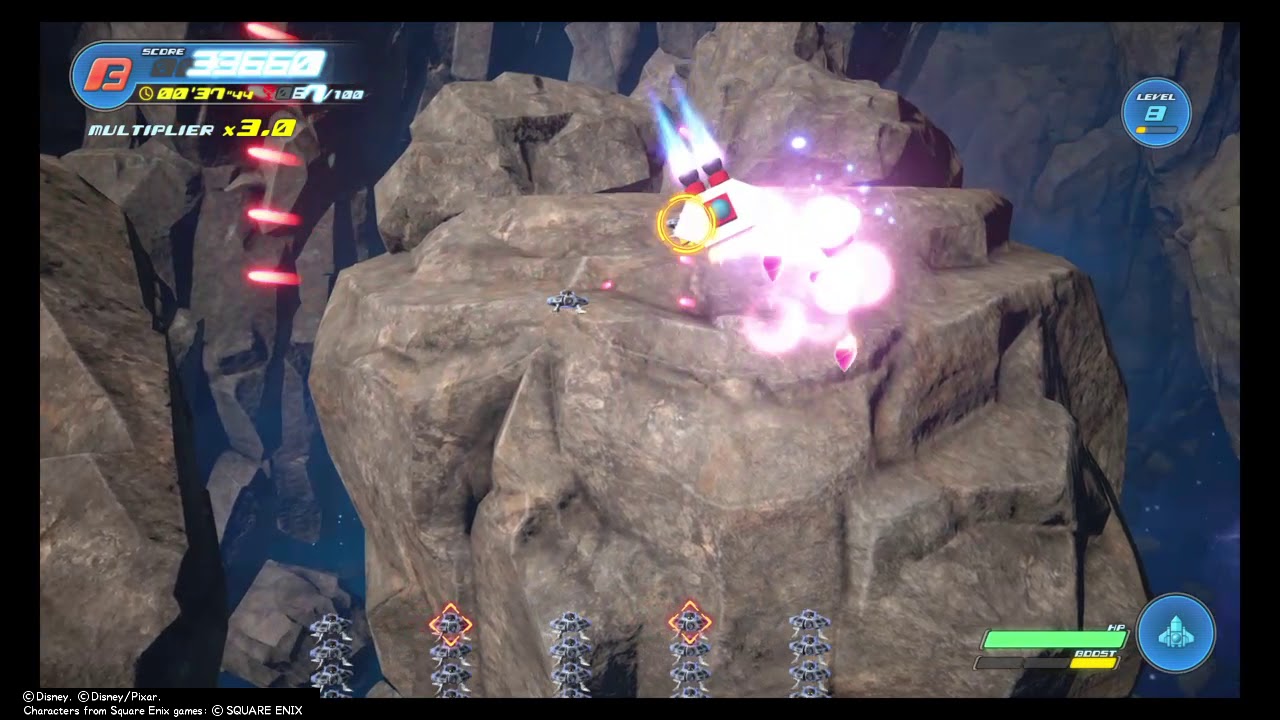 KH3: 1st space battle - YouTube