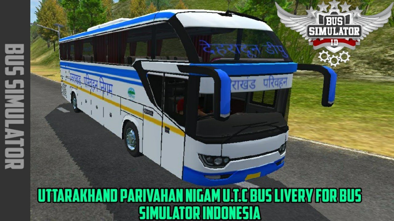 UTTARAKHAND PARIVAHAN BUS GAME || UTTARAKHAND PARIVAHAN BUS LIVERY FOR ...