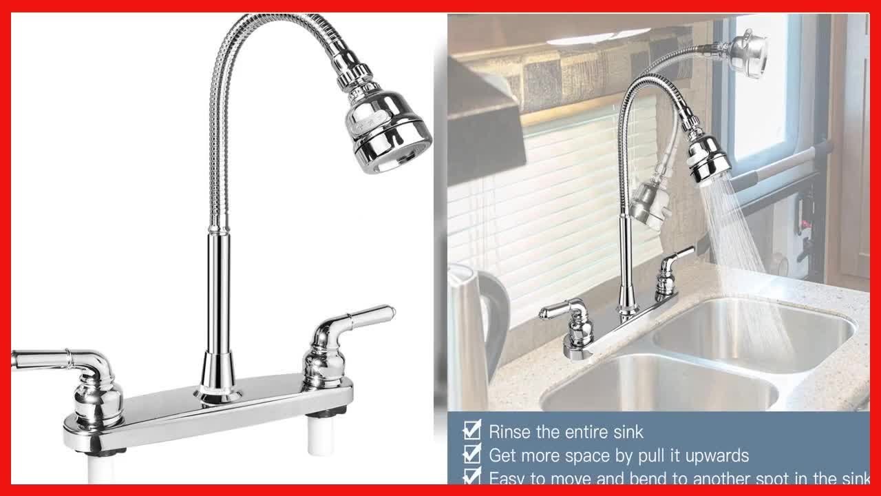 RV Sink Faucet, RV Kitchen Faucet Replacement with Flexible Arc 360 ...