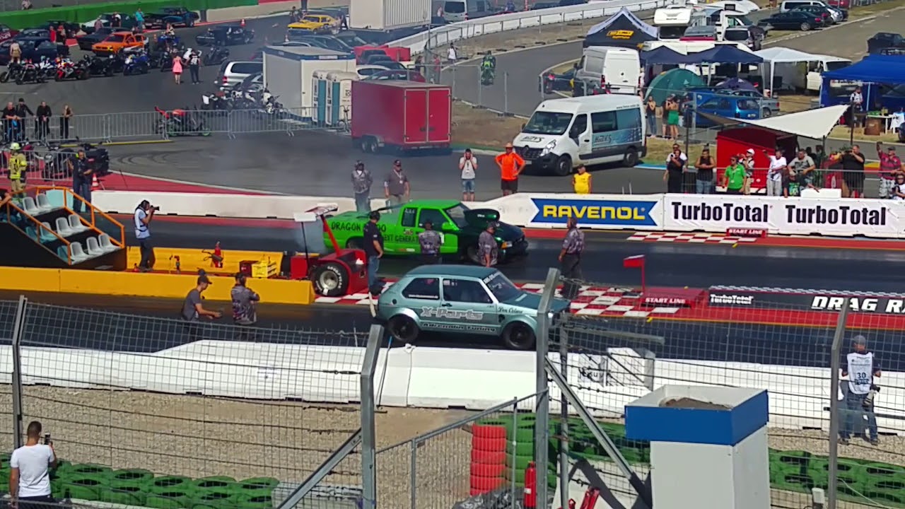 8.2s VW Golf 1 owns 2000hp Drag Racer - Public Race Days 2018 ...