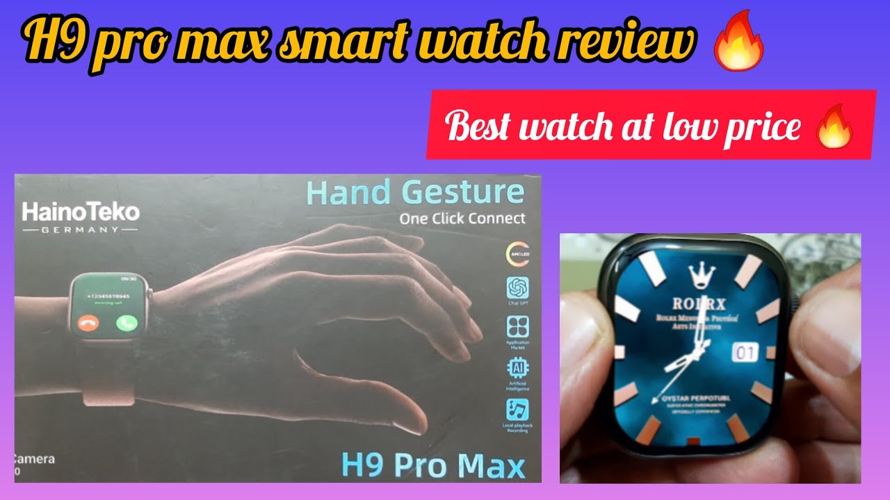 smart watch h9 pro max review haino teko Germany|best smart watch at ...