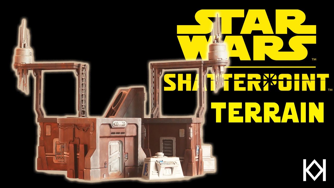Building and Painting Start Wars Shatterpoint Terrain - YouTube