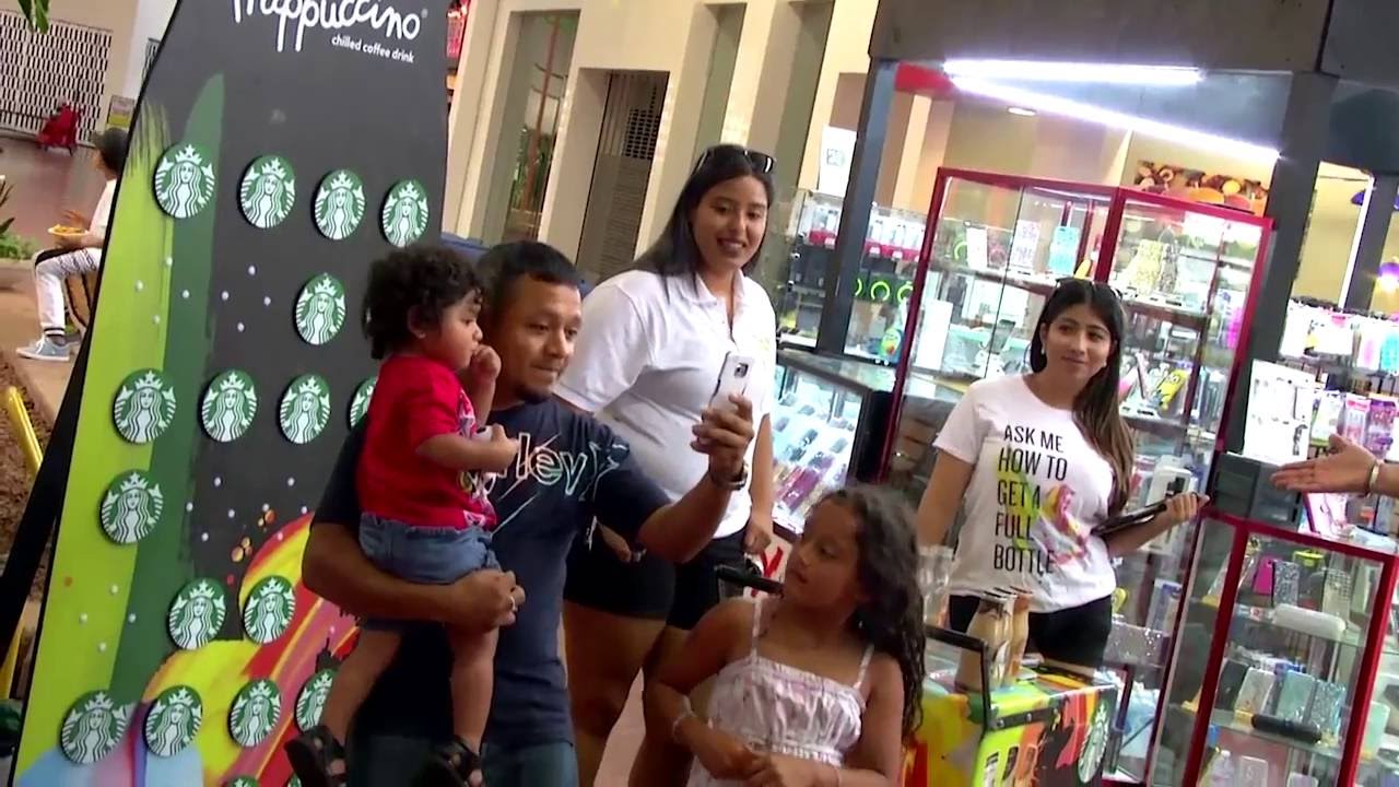 Starbucks Frappuccino Summer 2016 Sampling Tour - YouTube