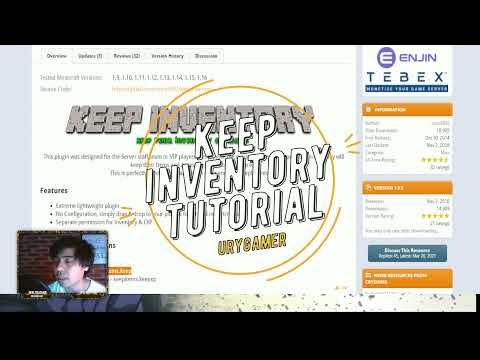 Plugin keep inventory | Mori sin perder tu inventario - YouTube