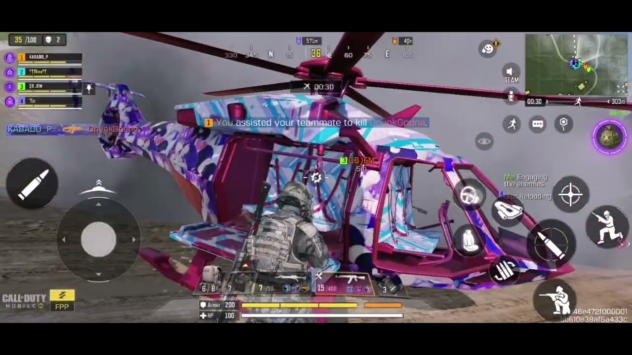 Playing solo squad and team up with random player in cod mobile battle ...