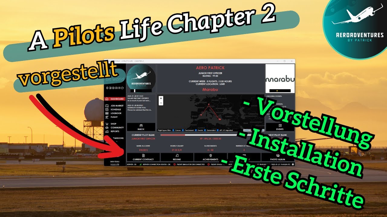 MSFS Karriere-Tutorial: A Pilot's Life Chapter 2 – Installation ...