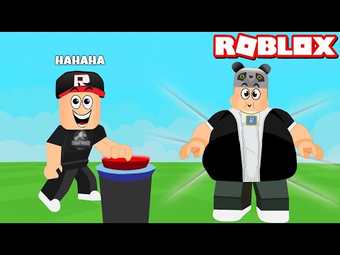 Tuşa Bastı ve Kocaman Oldum!! Çılgın Tuş - Panda ile Roblox The Crazy Button