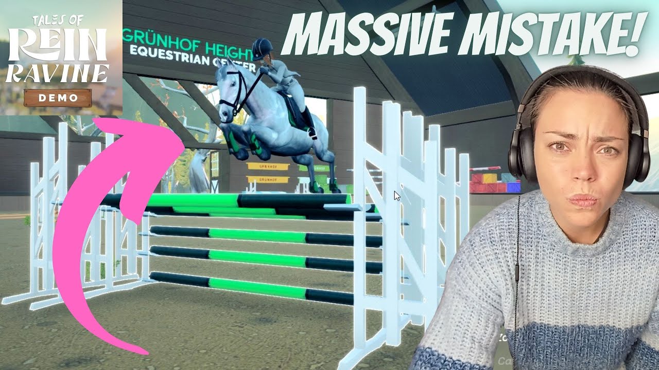 Is this the hardest horse game out there?! *Realistic Jumping* Tales of ...
