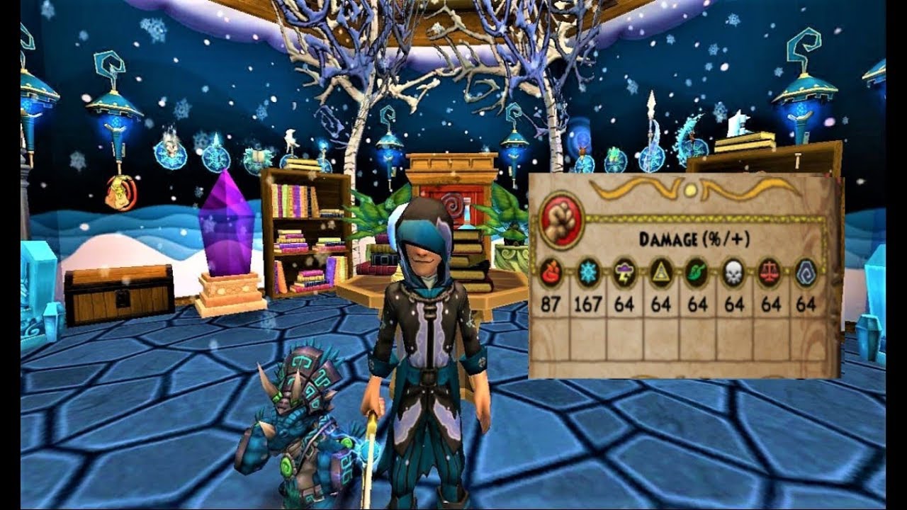 Wizard101: MAXIMUM ICE DAMAGE (VISIONARY 130) - YouTube