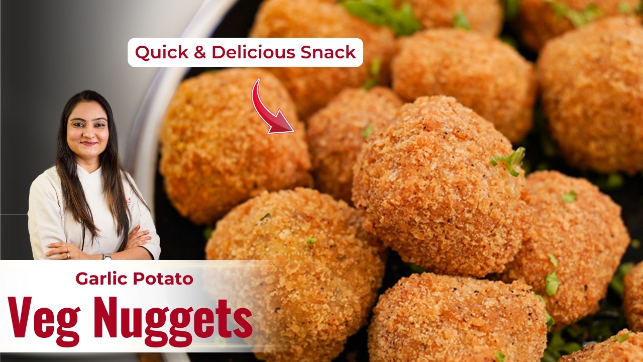 Garlic Nuggets Recipe | Super Crispy Outside, Soft Inside | Easy ...