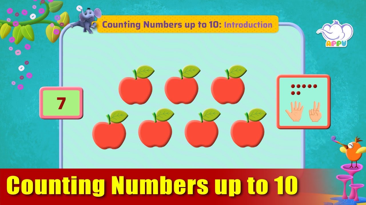 K1 - Module 2 - Introduction - Counting Numbers up to 10 | Appu Series ...