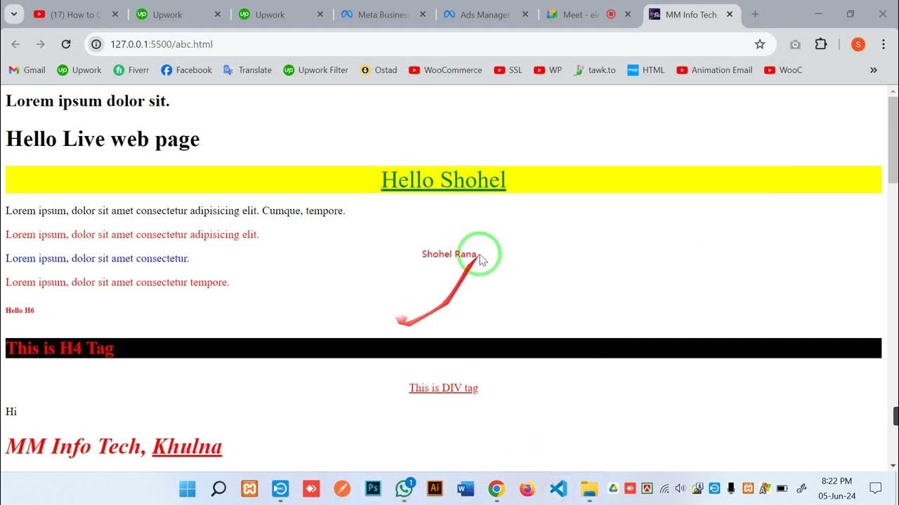 6.0 Web Design Class 06 - YouTube