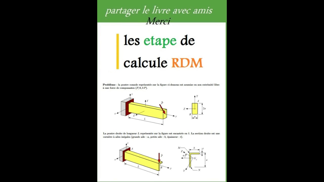 les etape de calcule rdm - YouTube